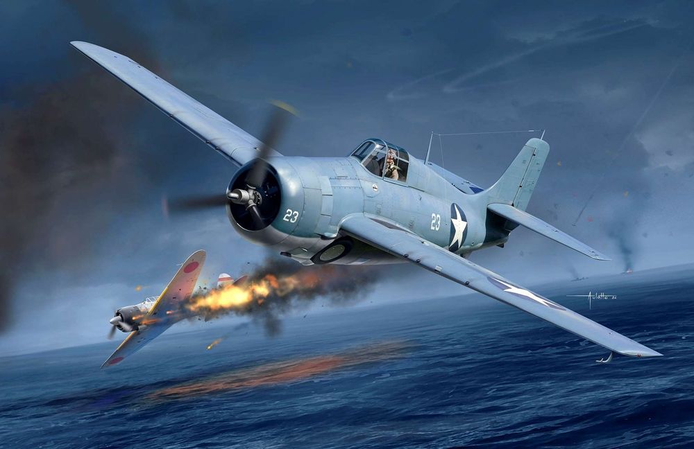 Bachmann Europe plc - US Navy F4F-4 Wildcat "Battle of Midway" Fighter Aircraft